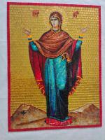 China Islamic Religious Portrait Mosaic Art Tile Custom Versatile Durable Wall Design for sale
