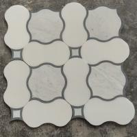 China Wholesale Custom Marble Mosaic Mural Wall Art Panels 4mm 6mm 8mm for Living Room Bathroom Decor for sale