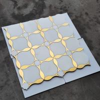 China Wholesale Custom Marble Mosaic Mural Wall Art Panels 4mm 6mm 8mm for Living Room Bathroom Decor for sale