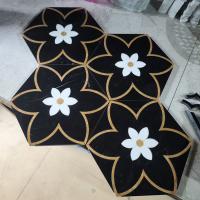 China Wholesale Custom Marble Mosaic Mural Wall Art Panels 4mm 6mm 8mm for Living Room Bathroom Decor for sale