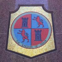 China Hand Cut Medallion Design Marble Mosaic Mural Pattern Border 4mm for Hotel Floor Tile for sale