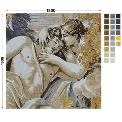 China Hand Cut Glass Mosaic Mural Tiles 4mm 6mm 8mm for Wall Art Decoration Background for sale