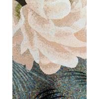 China Custom Floral Mosaic Tile Mural 4mm 6mm 8mm for Bathroom Kitchen Wall Floor Decor for sale