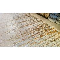 China Gold Handicraft Glass Mosaic Art Tile Wall Decor Alkali Resistant Fade Proof 4mm Thick for sale