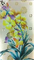 China Handmade Glass Mosaic Wall Tile Flower Mural Art for Kitchen Backsplash Custom Size SMM18-A for sale