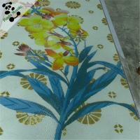 China Handmade Glass Mosaic Wall Tile Flower Mural Art for Kitchen Backsplash Custom Size SMM18-A for sale