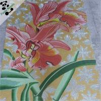 China Handmade Glass Mosaic Tile Flower Wall Murals Decorative Bedroom Wall Art Custom Size SMM12-A for sale