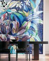 China Mural Wall Decorative Mosaic Art Tiles 4mm Thickness Custom Size for Living Room for sale