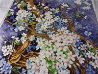 China Mural Wall Decorative Mosaic Art Tiles 4mm Thickness Custom Size for Living Room for sale