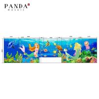 China Blue Glass Swimming Pool Mosaic Tiles Customized Multi Pattern Washable for sale