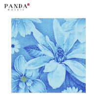 China Blue Glass Swimming Pool Mosaic Tiles Customized Multi Pattern Washable for sale