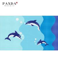 China Blue Glass Swimming Pool Mosaic Tiles Customized Multi Pattern Washable for sale
