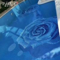 China Glazed Glass Ceramic Swimming Pool Mosaic Tile Alkali Proof for sale