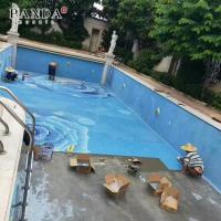 China Glazed Glass Ceramic Swimming Pool Mosaic Tile Alkali Proof for sale