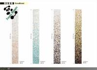 China Gradient Crystal Glass Mosaic Tiles for Swimming Pool Wall Floor Tile for sale