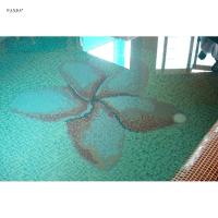 China Multicolor Glass Swimming Pool Mosaic Tiles 20x20x4 mm Washable Acid Proof for sale