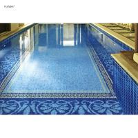 China Indoor Outdoor Swimming Pool Mosaic Non Slip Heat Resistant 20x20x4 mm for sale