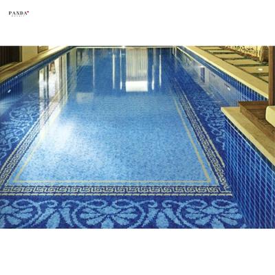China Indoor Outdoor Swimming Pool Mosaic Non Slip Heat Resistant 20x20x4 mm for sale
