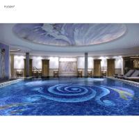 China Indoor Outdoor Swimming Pool Mosaic Non Slip Heat Resistant 20x20x4 mm for sale