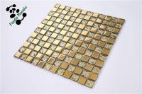China Colored Mirror Gold Crystal Ceramic Mosaic Tile 23x23mm Smp05 for sale