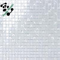 China Adhesive Glass Mirror Mosaic Tile Sheet 20x20mm Luxury Color SMG14 for Bedroom for sale