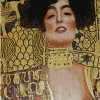 China Klimt Painting Glass Mosaic Mural Custom Size Art Tile for Wall Backsplash for sale