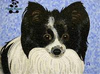 China Custom Glass Mosaic Cat Mural for Pet Hospital Decoration Handmade Animal Art Tile for sale