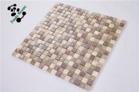 China Glass Stone Mixed Mosaic Wall Tile 300x300mm for Bathroom Decorative for sale