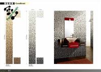 China Swimming Pool Gradient Glass Mosaic Tile Color Mixed for Kitchen Backsplash for sale