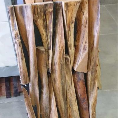 China Old Ship Wood Mosaic Tile Wall Panels 4mm 6mm 8mm Living Room Decorative Wooden Mosaic for sale