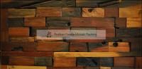 China Old Ship Wood Mosaic Tile Wall Panels 4mm 6mm 8mm Living Room Decorative Wooden Mosaic for sale