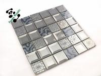 China Silver Pebble Stainless Steel Metal Mosaic Tile SMT02 for Water Feature 12x12 inch for sale