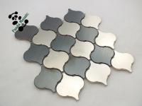 China Silver Pebble Stainless Steel Metal Mosaic Tile SMT02 for Water Feature 12x12 inch for sale
