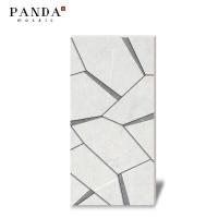 China Natural Stone Marble Mosaic Tile Customized White Ceramic Floor Tile for sale
