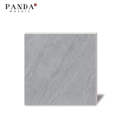 China Glazed Porcelain Floor Tile Gray Polished 600x600mm for Bathroom Wall and Floor for sale