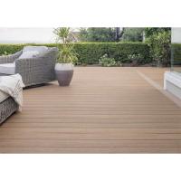 China Wood Grain WPC Composite Decking 140x25mm Waterproof Anti Corrosion for Outdoor Walkways Garden for sale
