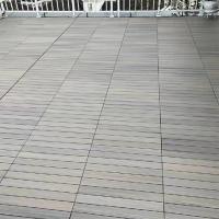 China Outdoor WPC Flooring Splicing Wood Plastic Board Waterproof for Courtyard Balcony 25mm Thickness for sale