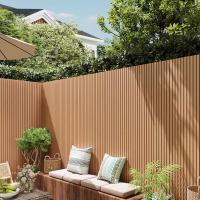 China Co Extrusion Indoor Wpc Wall Panel Outdoor Screen WPC Louver Grilles for sale