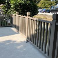 China WPC Trellis Railing Wood Plastic Composite Outdoor Waterproof UV Resistant 180x60cm for sale
