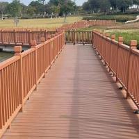 China WPC Trellis Railing Wood Plastic Composite Outdoor Waterproof UV Resistant 180x60cm for sale