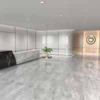 China Sintered Stone Porcelain Tile 900x1800mm Glazed Polished Wall and Floor Slab for Countertop Reception Desk for sale