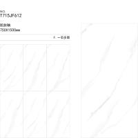 China Glazed Ceramic Floor Wall Tile Soft Matte Moisture Proof Stain Resistant 750x1500 for sale