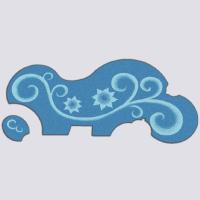 China Wave Surfing Swimming Pool Mosaic Tile for Water Park Water Feature System for sale