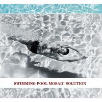 China Crystal Glass Mosaic Pattern Tile for Swimming Pool Floor Customized for sale
