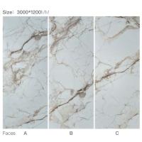 China Carrara Golden Flex Stone Veneer 1200x600mm Matte Ceramic Tile for Interior Exterior for sale