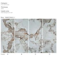 China Carrara Golden Flex Stone Veneer 1200x600mm Matte Ceramic Tile for Interior Exterior for sale