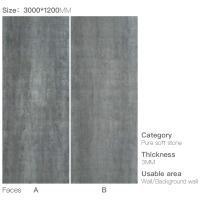 China Natural Stone Flexible Veneer Sheets 1200x600mm for Building Cladding for sale