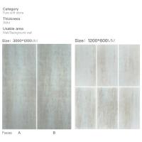China Exterior Wall Fine Line Stone Flex Tiles Customizable 3000x1200mm for sale
