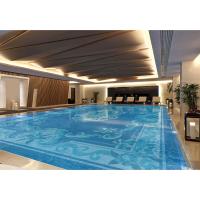 China Outdoor Glass Swimming Pool Mosaic Tile 12x12 Inch Floor Decoration Durable for sale