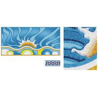 China Luxury Glass Swimming Pool Mosaic Tiles Colorful Anti Alkali 20x20mm for Villa for sale